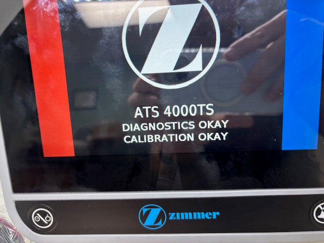 Zimmer ATS 4000 Tourniquet REFURBISHED with 2 NEW Re-Usable Cuffs & Cu ...