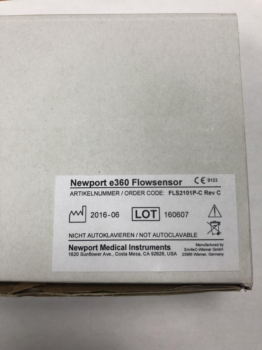 Newport Medical e360 Flow Sensor REF: FLS2101P-C – ILAP Biomed